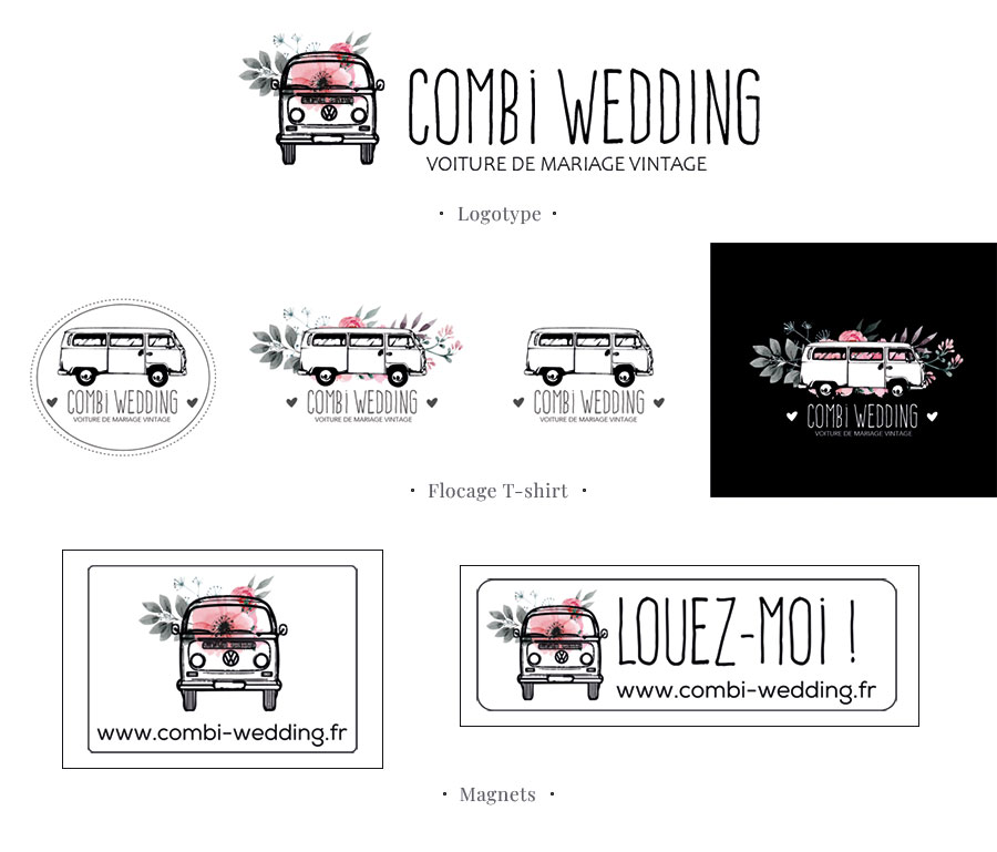 Branding & Web | Combi Wedding - Coralie Garoute